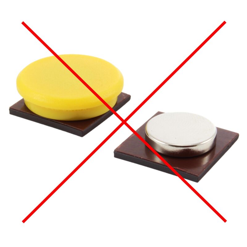 Magnetpads Magnetplättchen selbstklebend - Klebeshop24